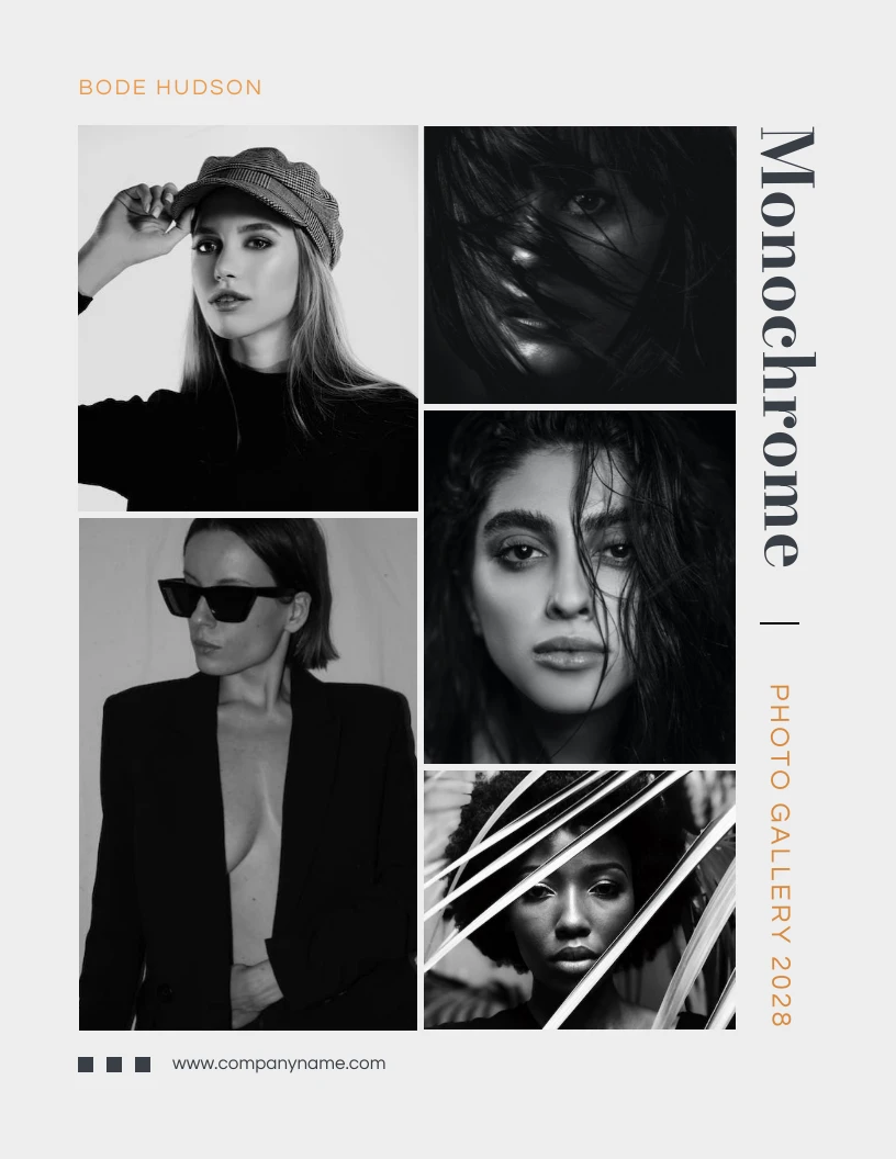 Light Grey And Black Minimalist Monochrome Photography Photo Collage ...