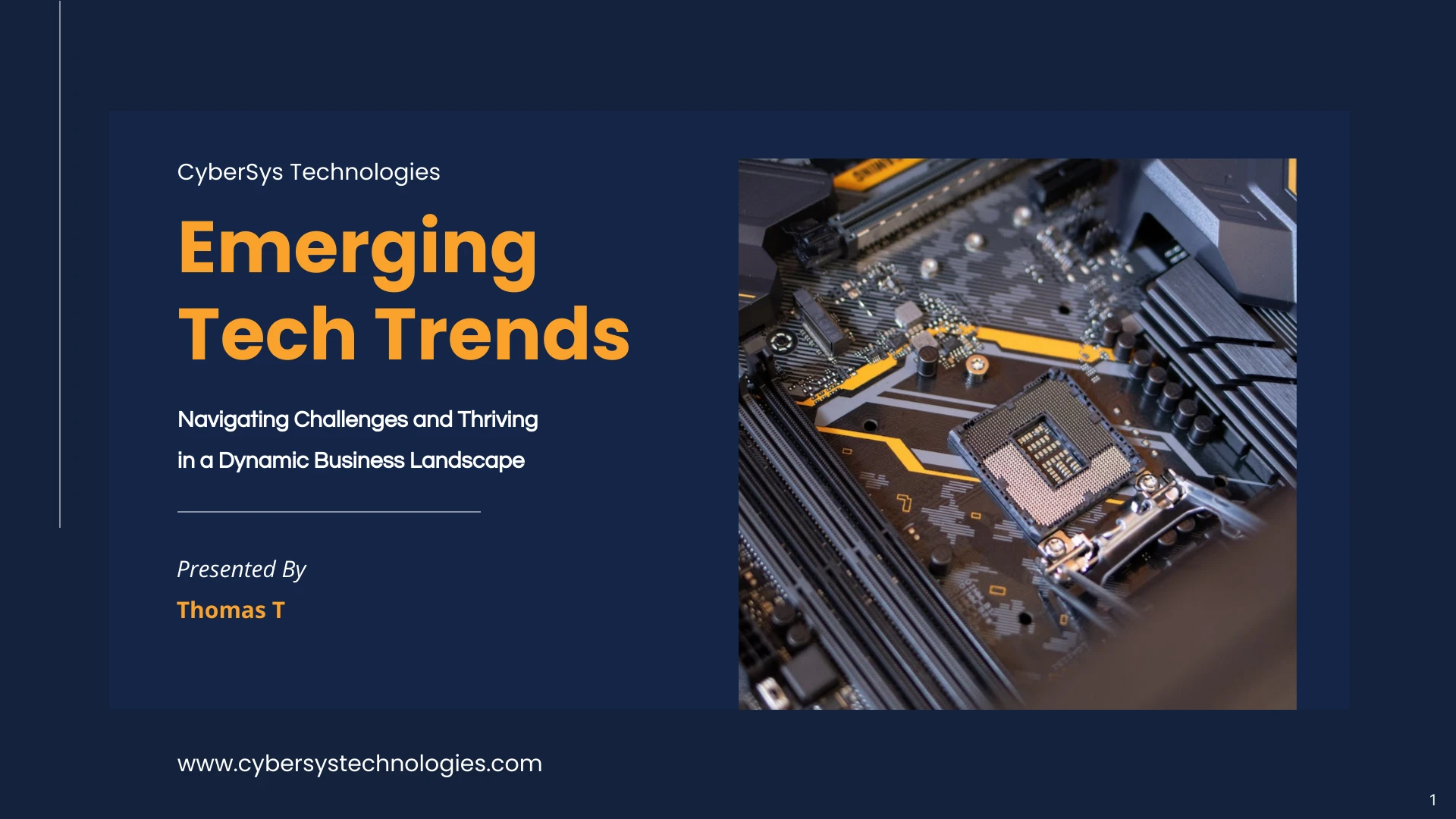 Minimalist Technology Presentation Template - Venngage