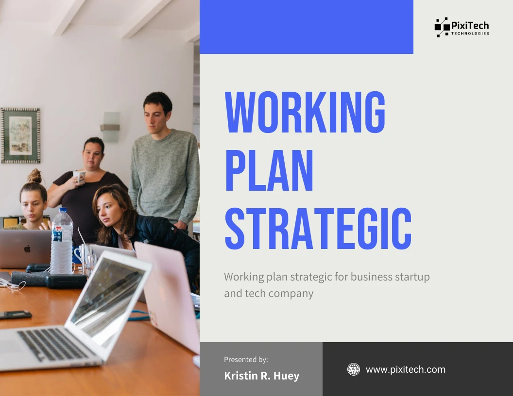 Work Strategic Plan Template - Venngage