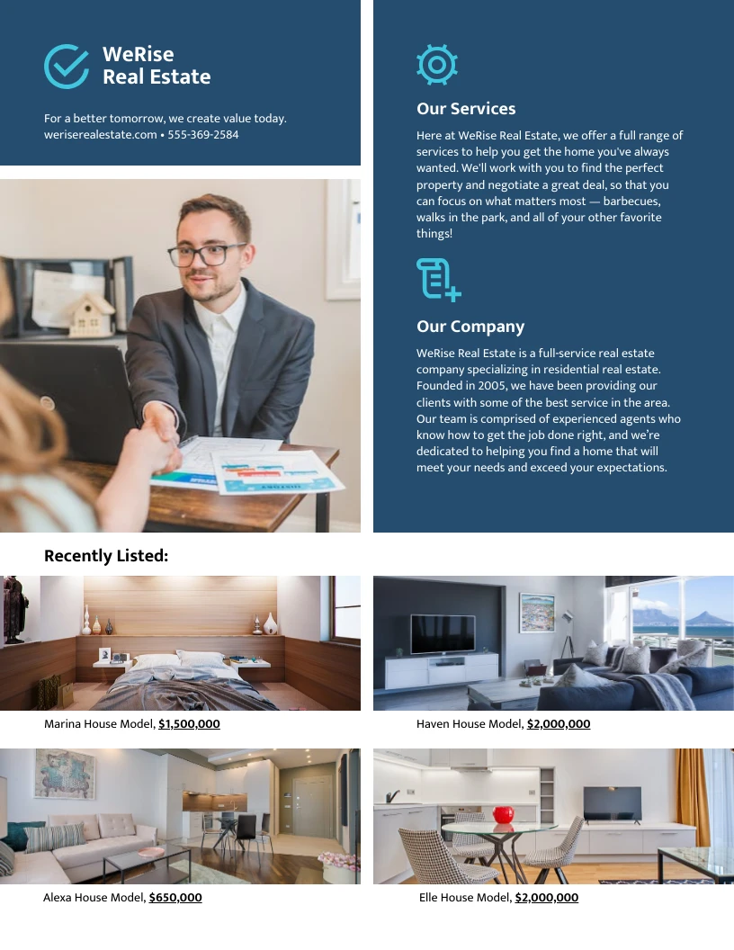Realtor Flyer Template - Venngage