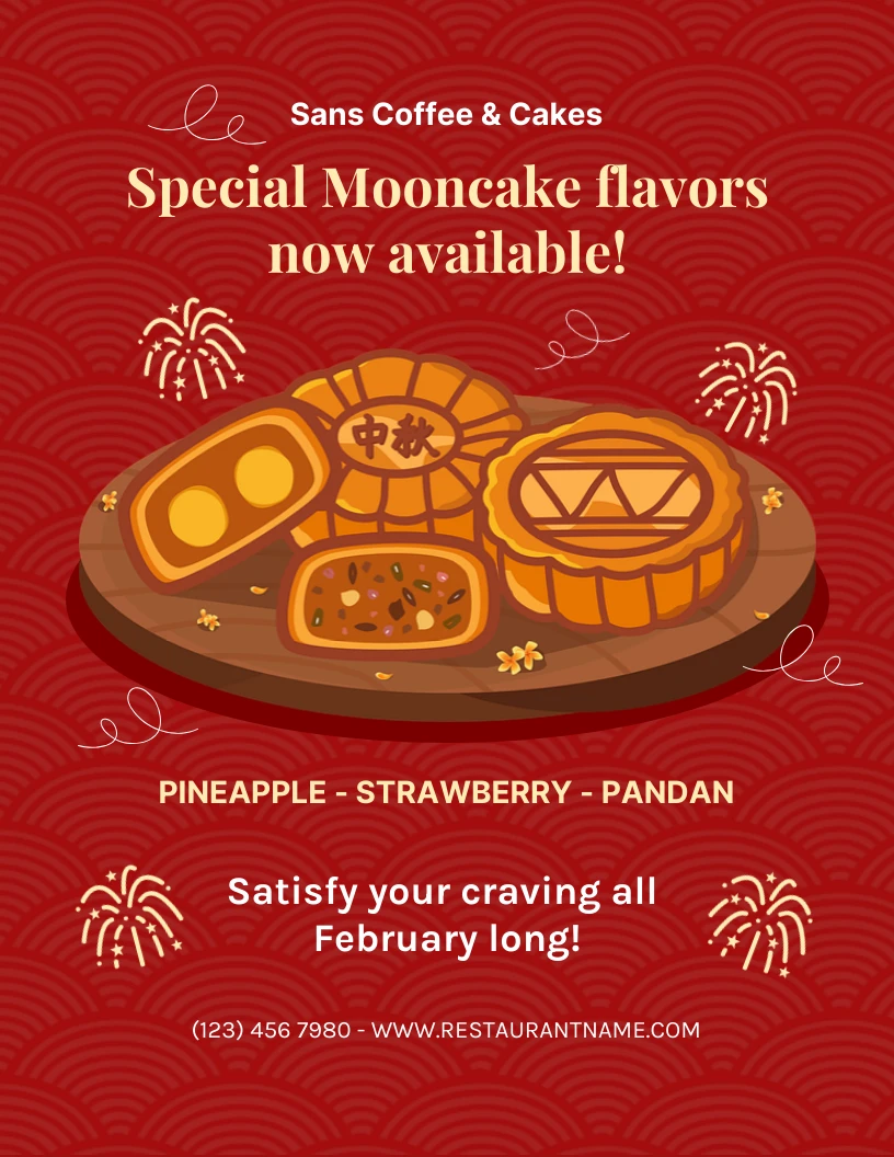 Chinese Food Poster Design