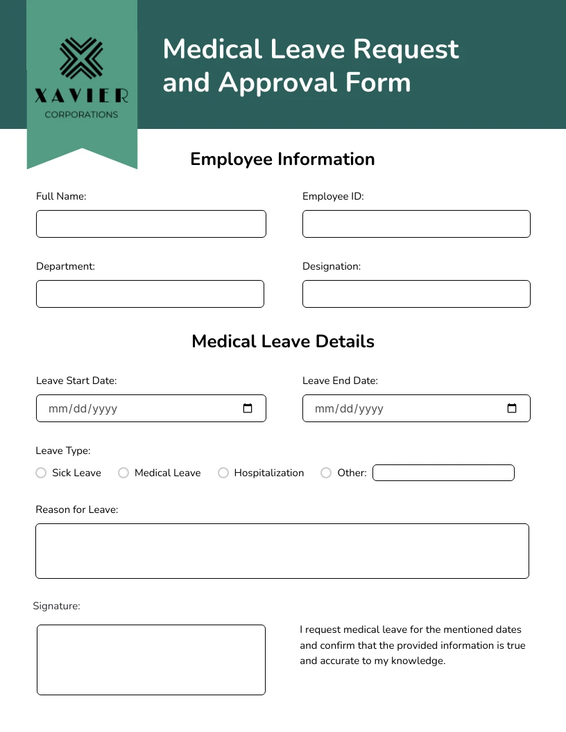 Simple Husband Application Form Template - Venngage