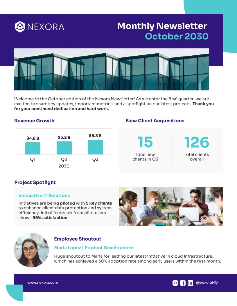 Newsletter Infographic Template - Venngage