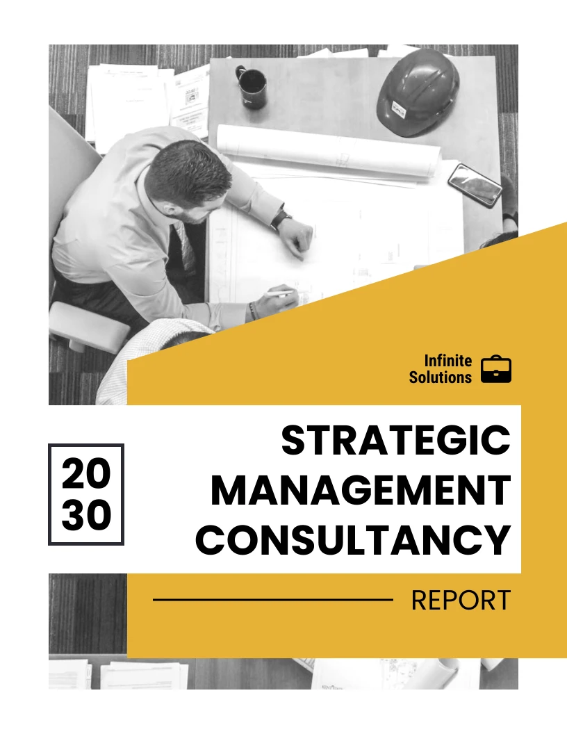 Management Consulting Report Template - Venngage