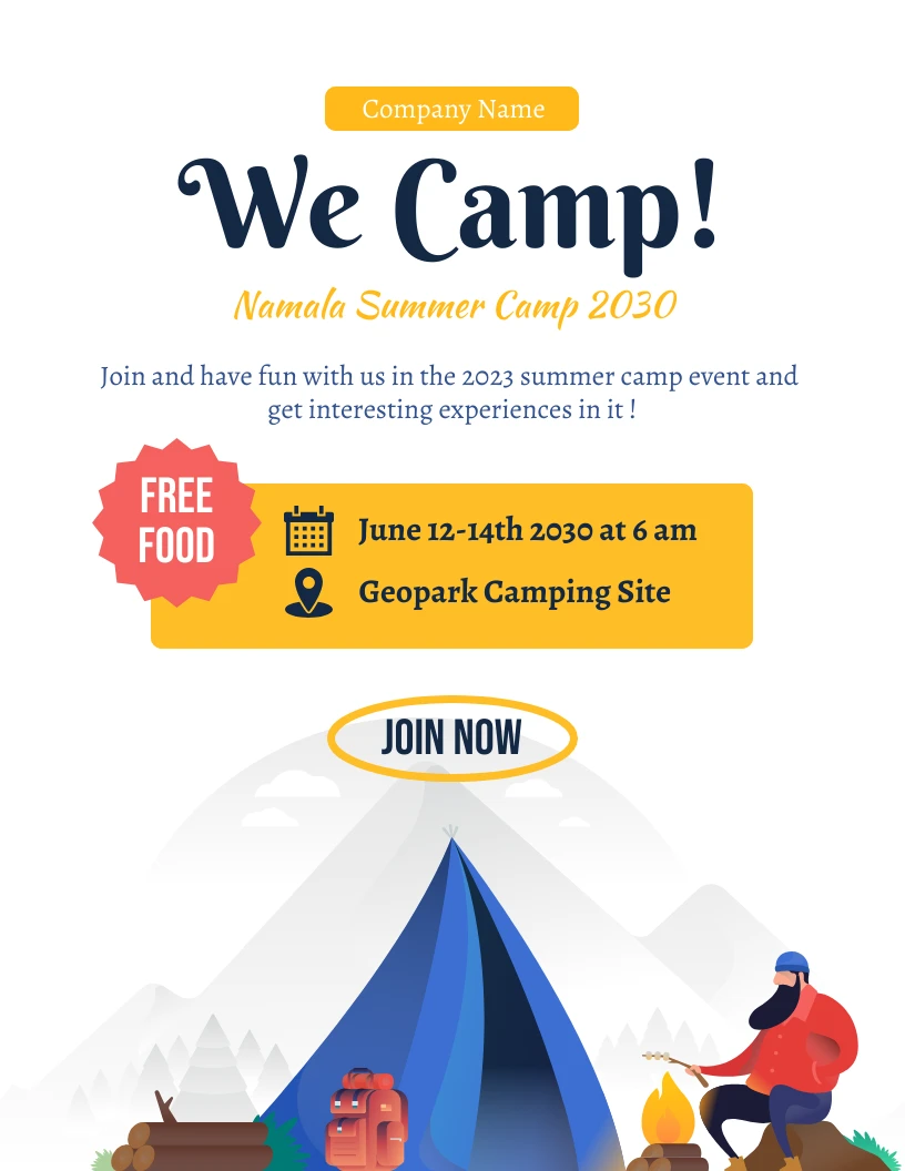 Summer Camp Flyer Template - Venngage