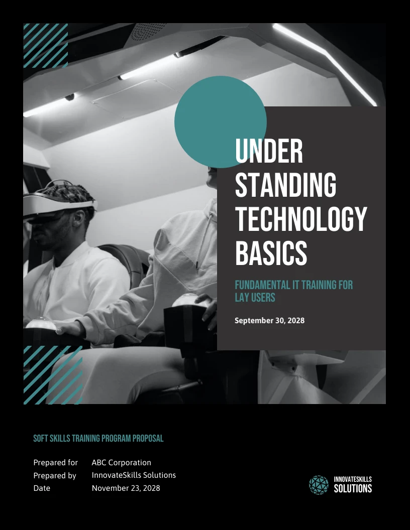 IT Training Proposal Template - Venngage