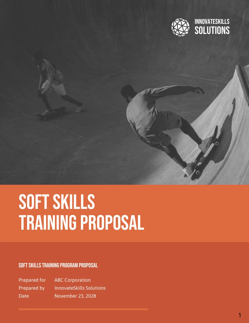 Soft Skills Training Proposal Template - Venngage