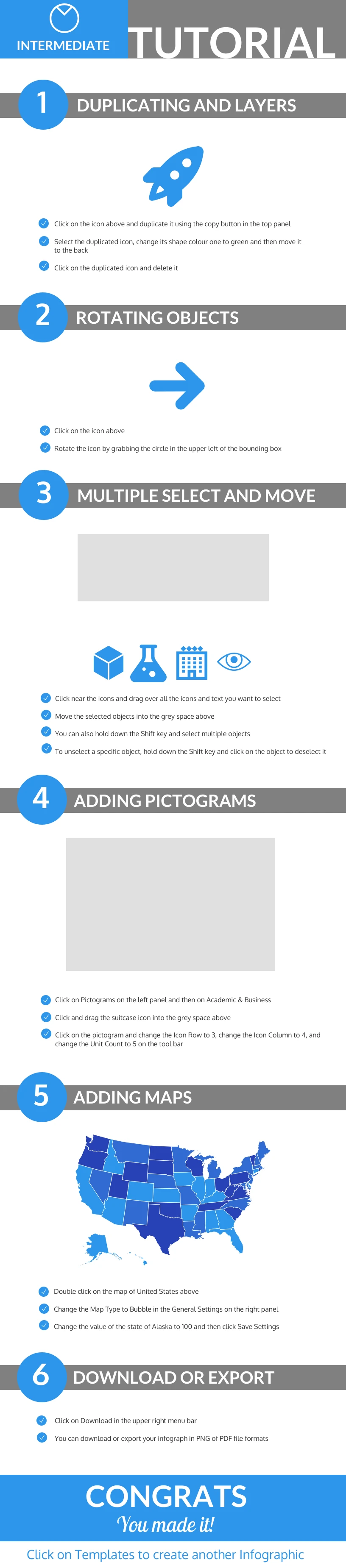 Intermediate Tutorial Infographic Template - Venngage