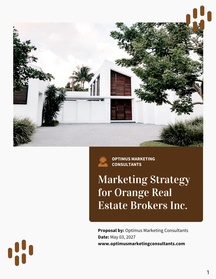 Real Estate Sales Marketing Plan Template - Venngage