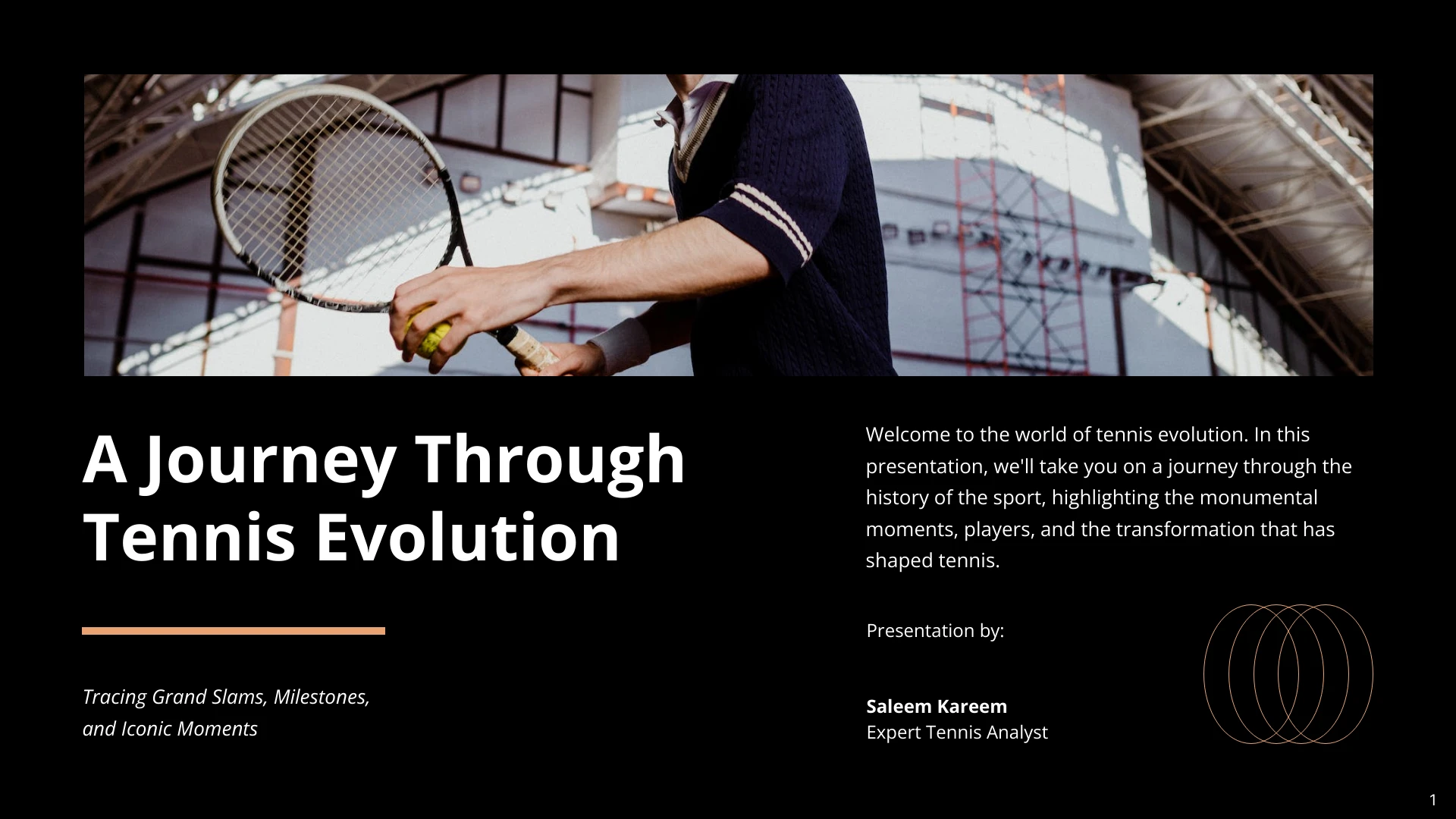 Tennis Sports Presentation Template - Venngage