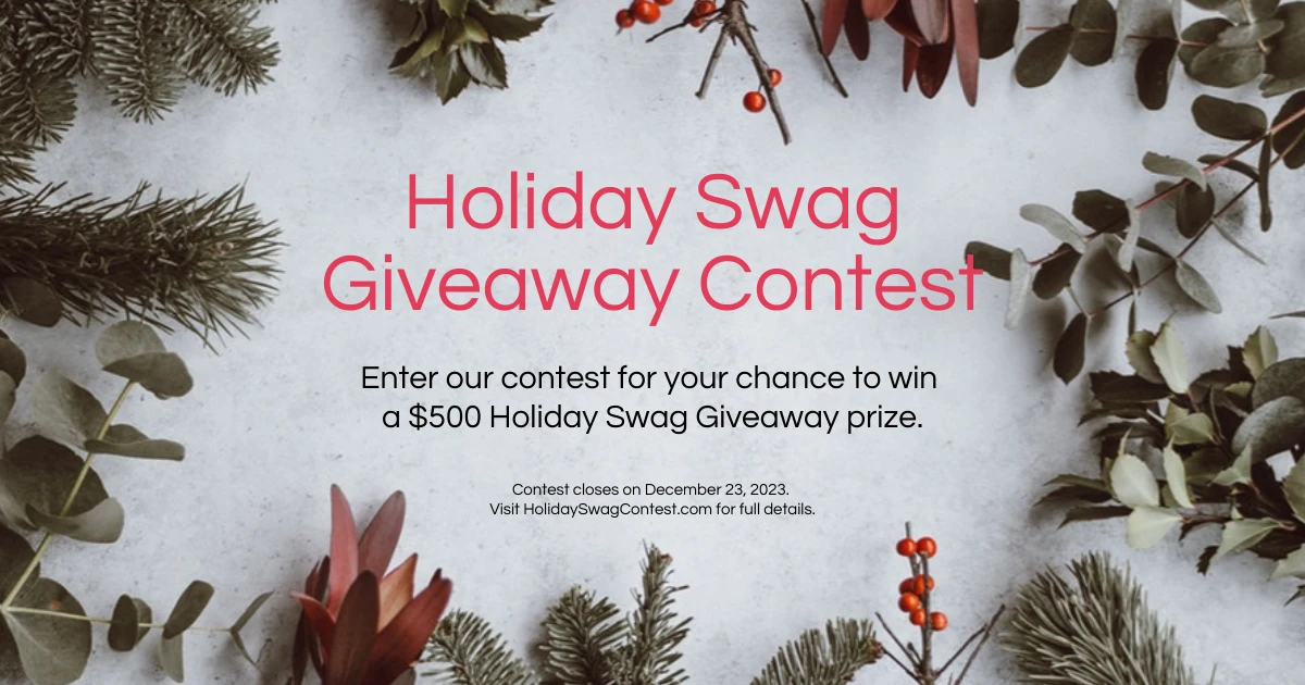 Holiday Contest Facebook Post - Venngage