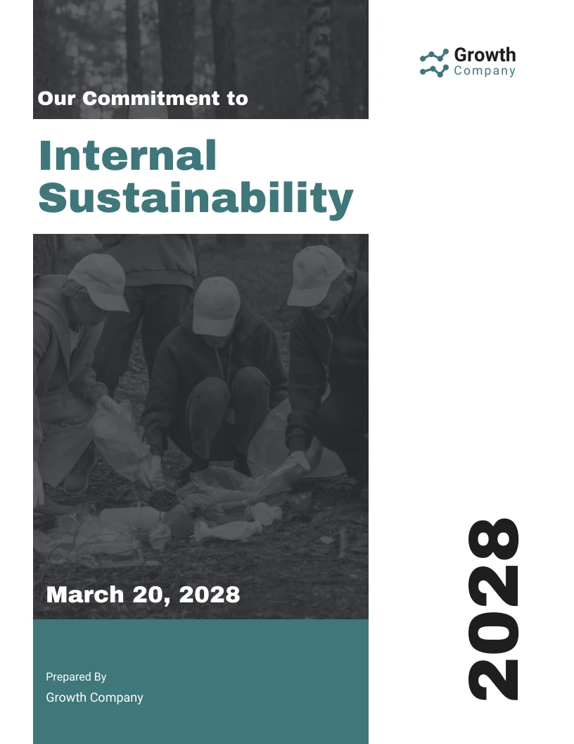 Internal Sustainability Proposal Template - Venngage