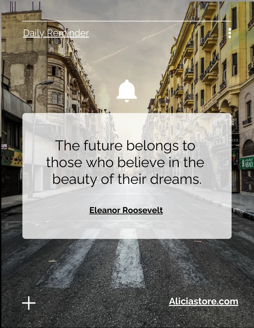 Foto de fondo Recordatorio diario Póster inspirador - Venngage