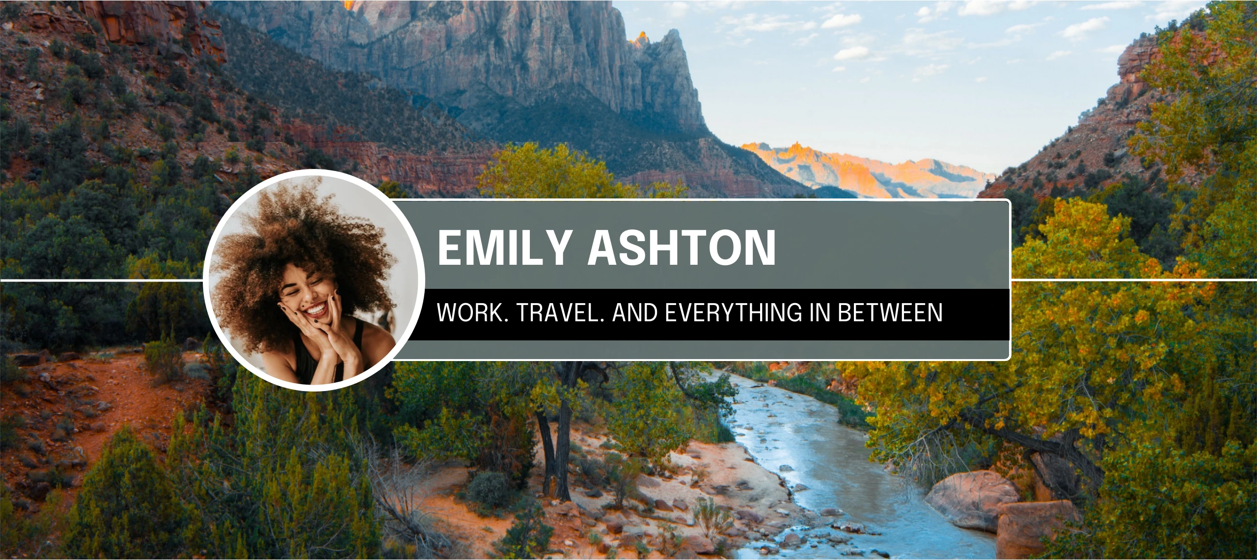 Photo Nature YouTube Banner - Venngage