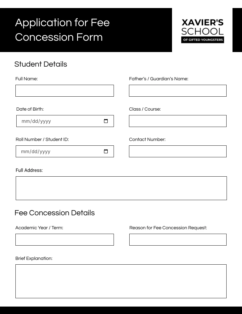 Formularios de Datos Personales en Blanco y Negro Minimalistas - Venngage