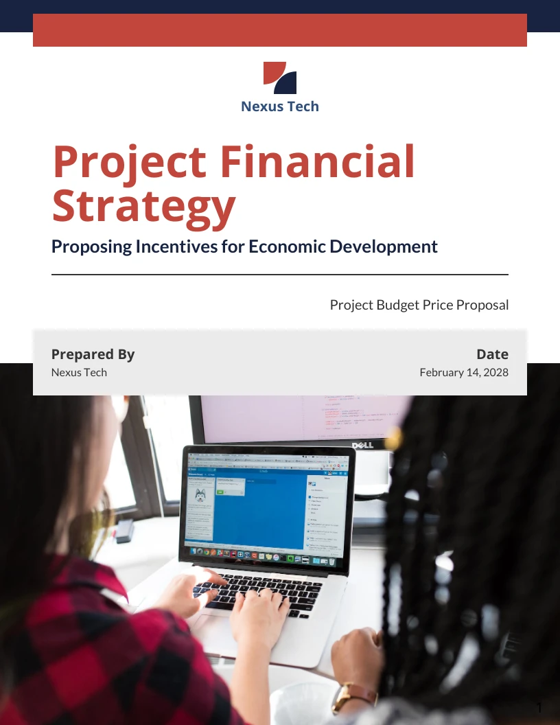 Project Budget Price Proposal Template - Venngage