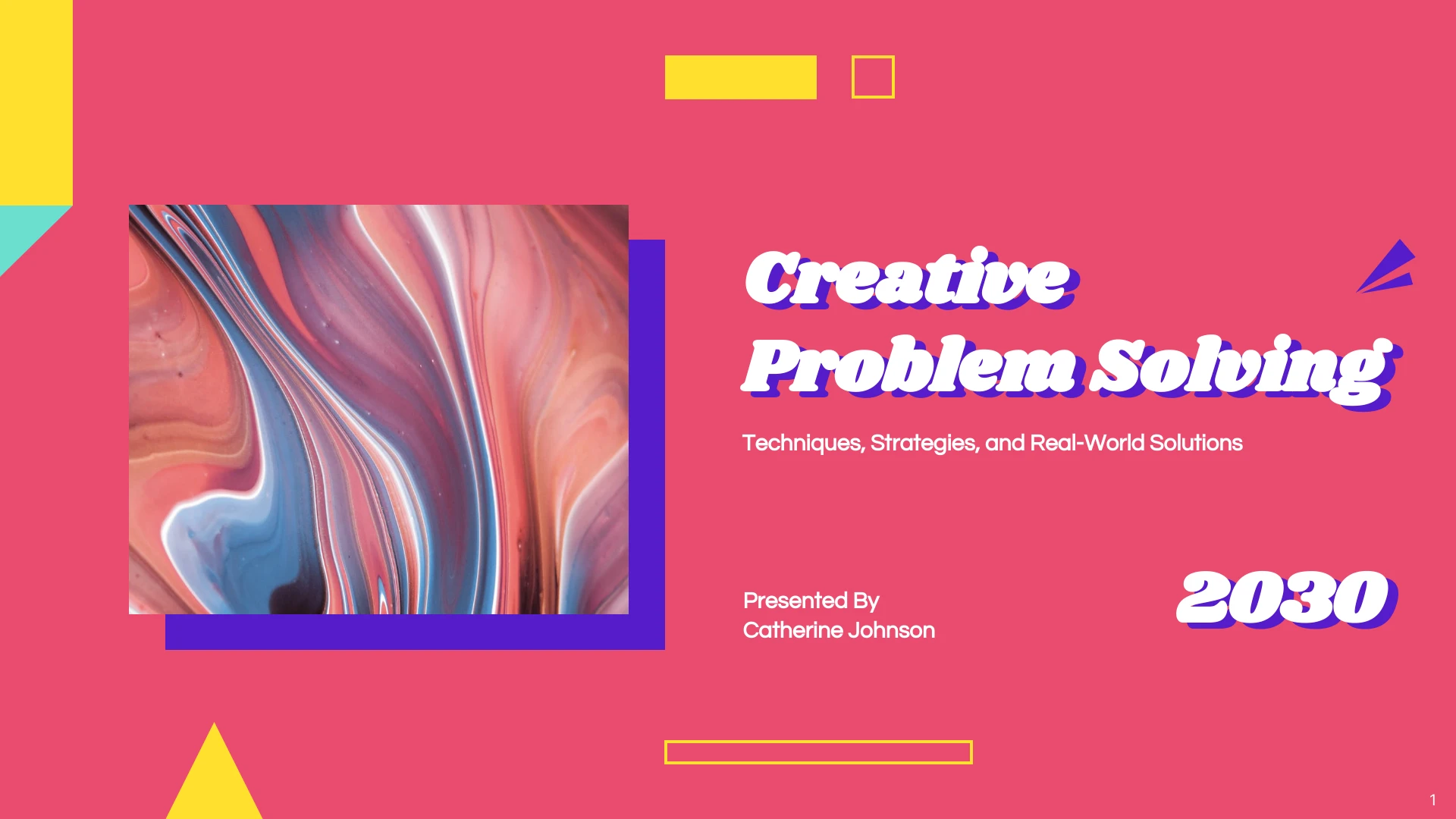 Modern Creative Problem Solving Presentation Venngage