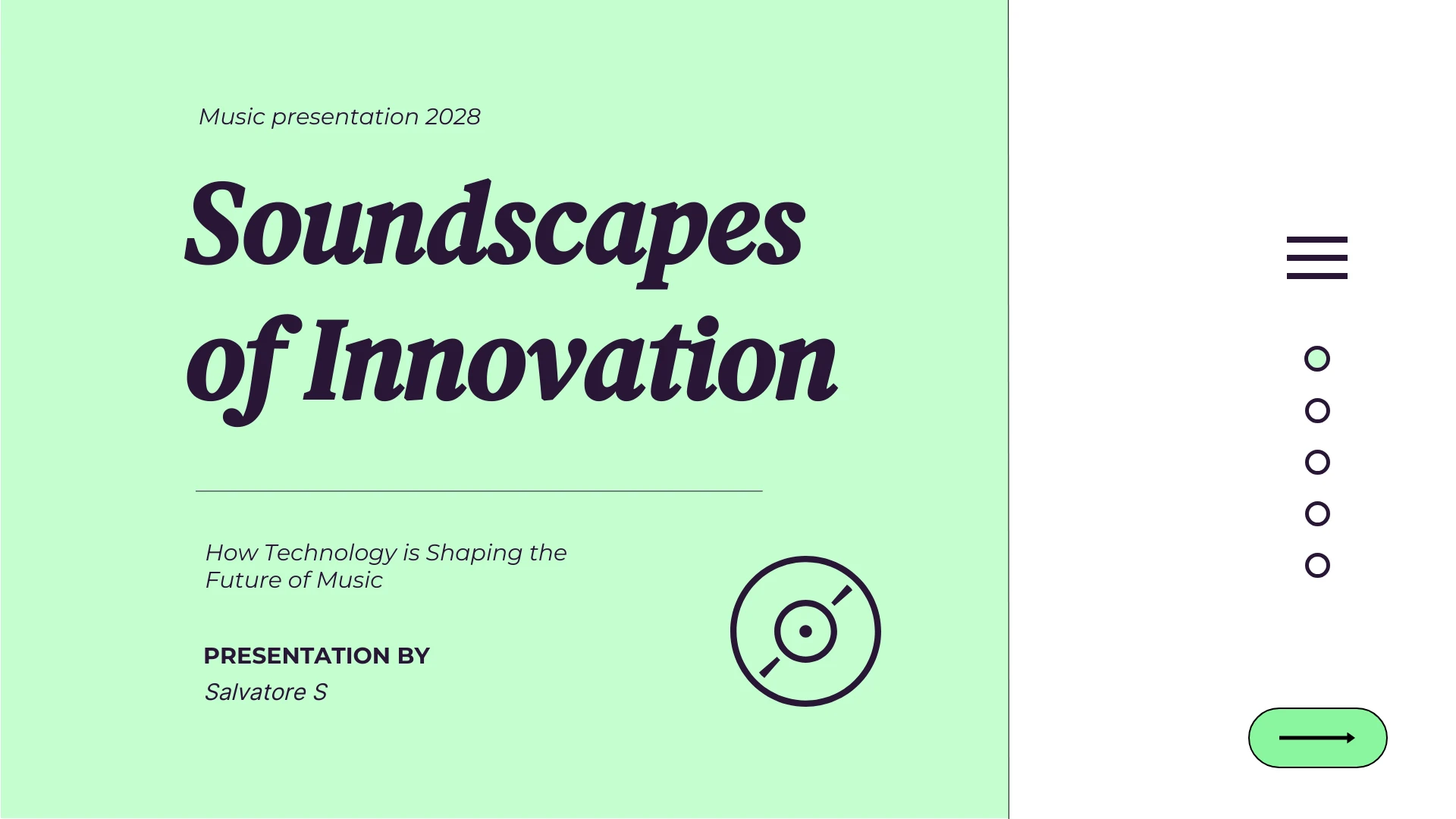 Music Presentation Conclusion Template - Venngage