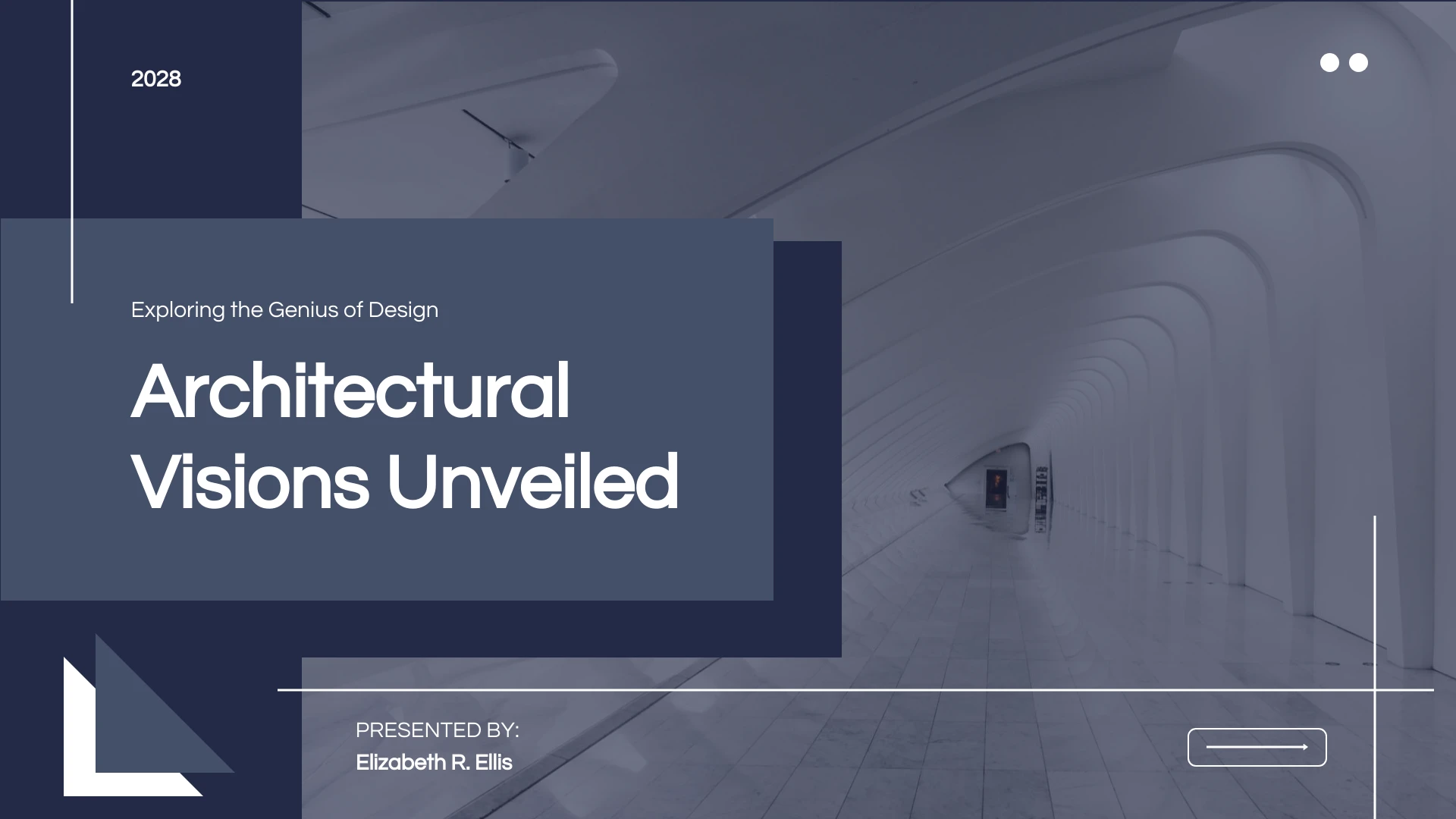 Minimalist Modern Architect Presentation Template - Venngage