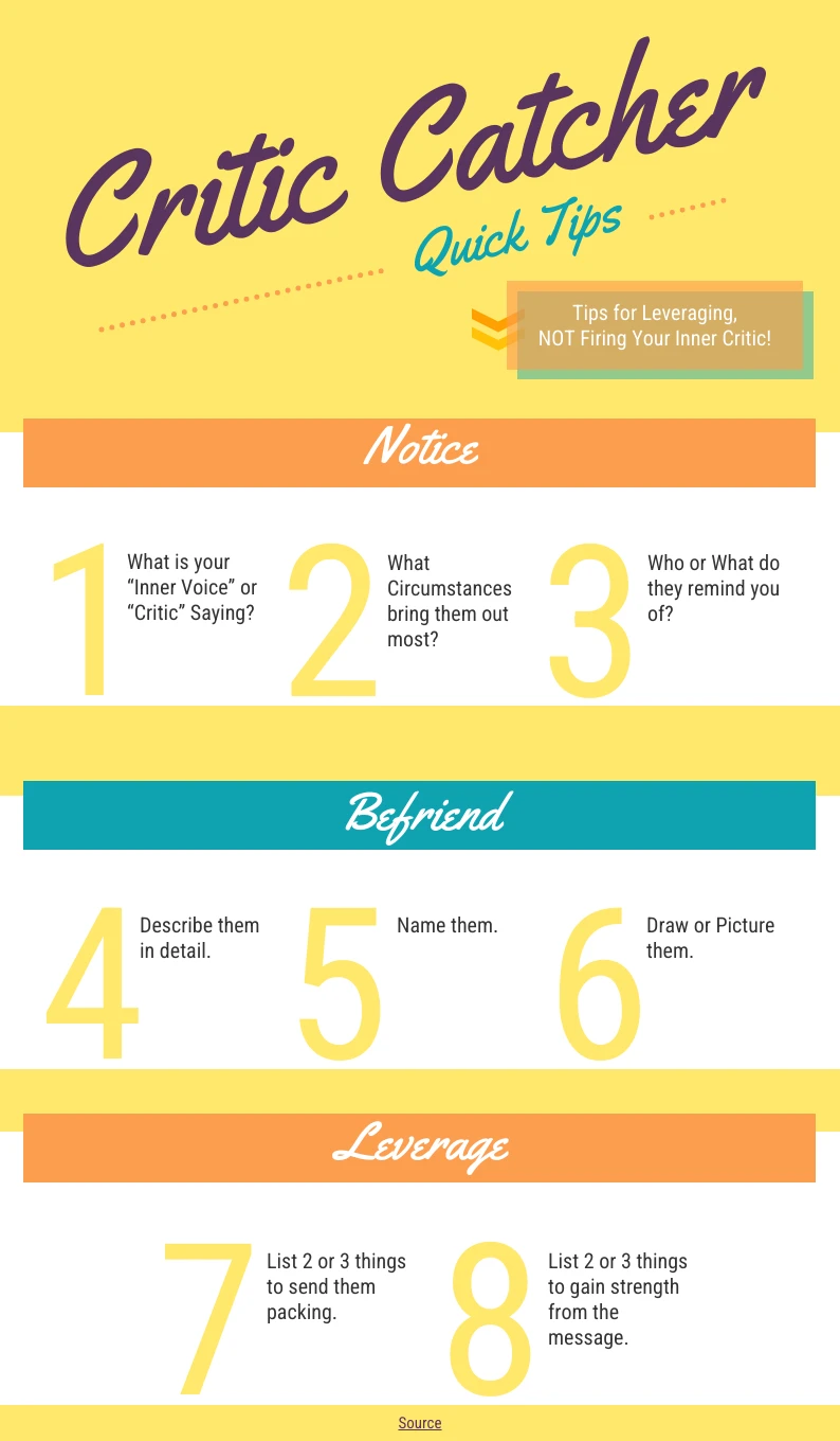 Critic Catcher Tips Infographic Template - Venngage