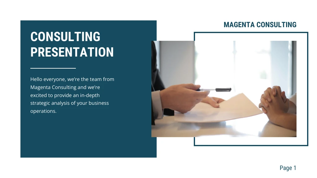 Line Minimalist Presentation Template - Venngage
