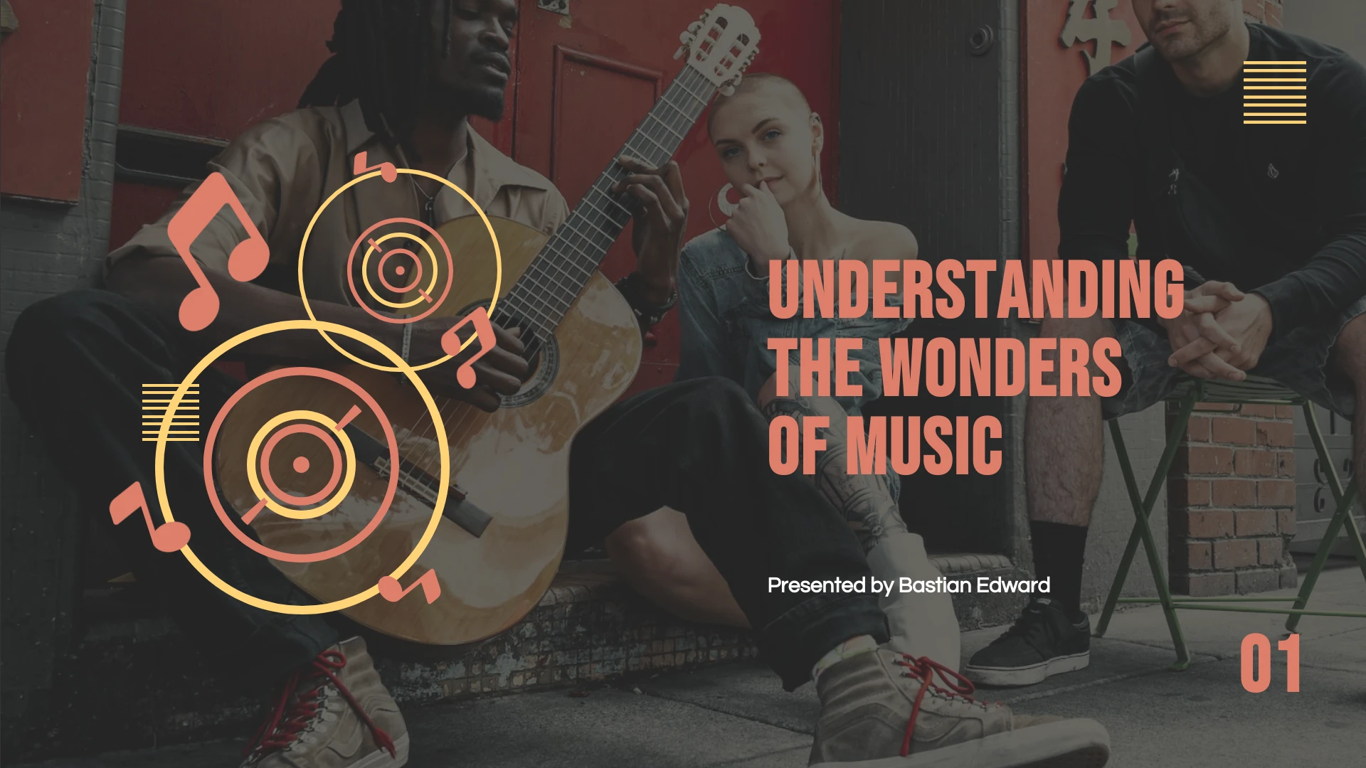 Soft Simple Music Presentation Template - Venngage