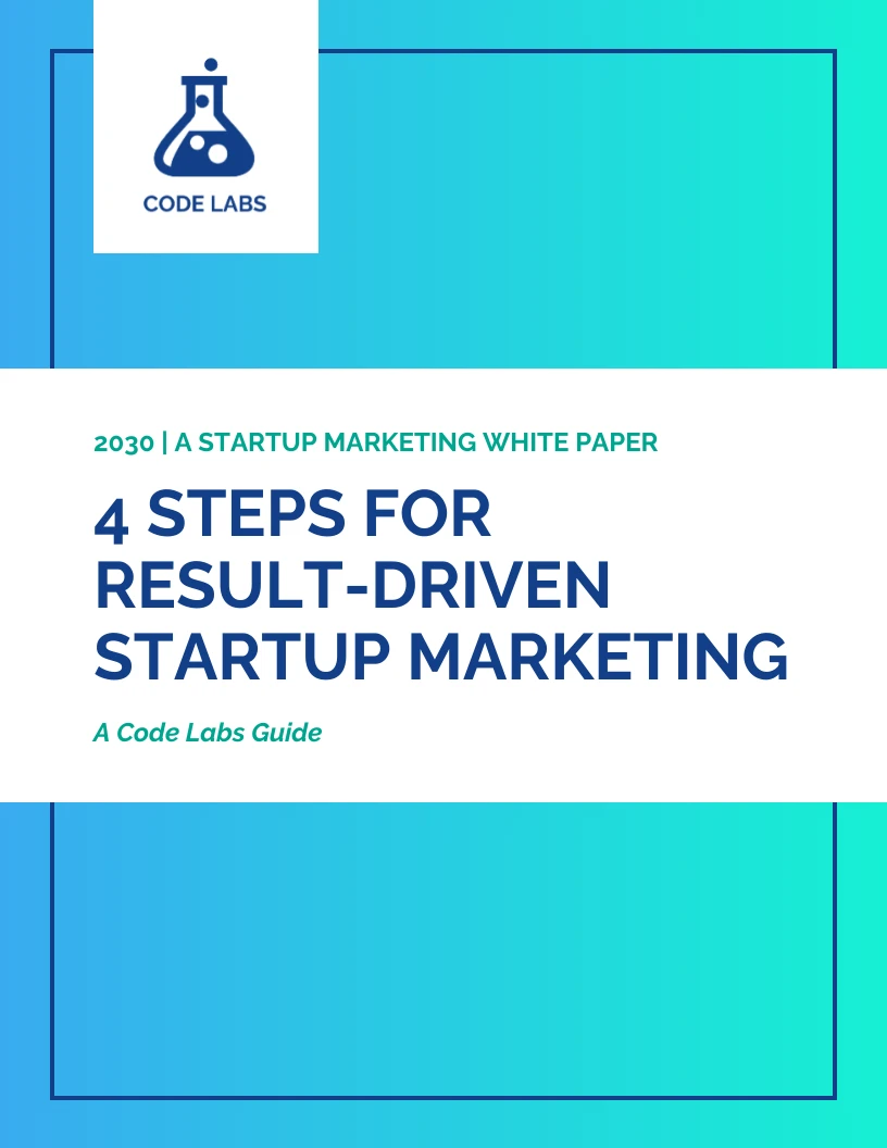 Gradient Startup Marketing White Paper Template - Venngage