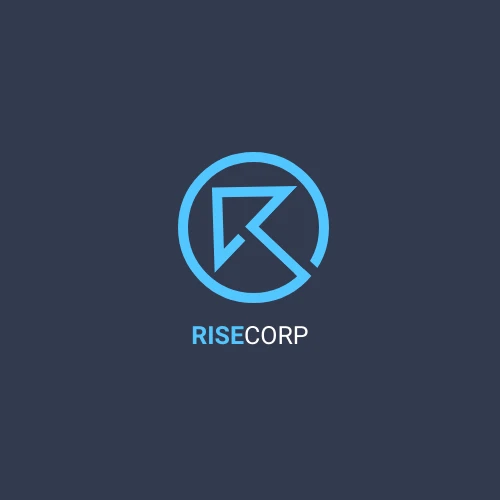 Blue Corporation Business Logo - Venngage