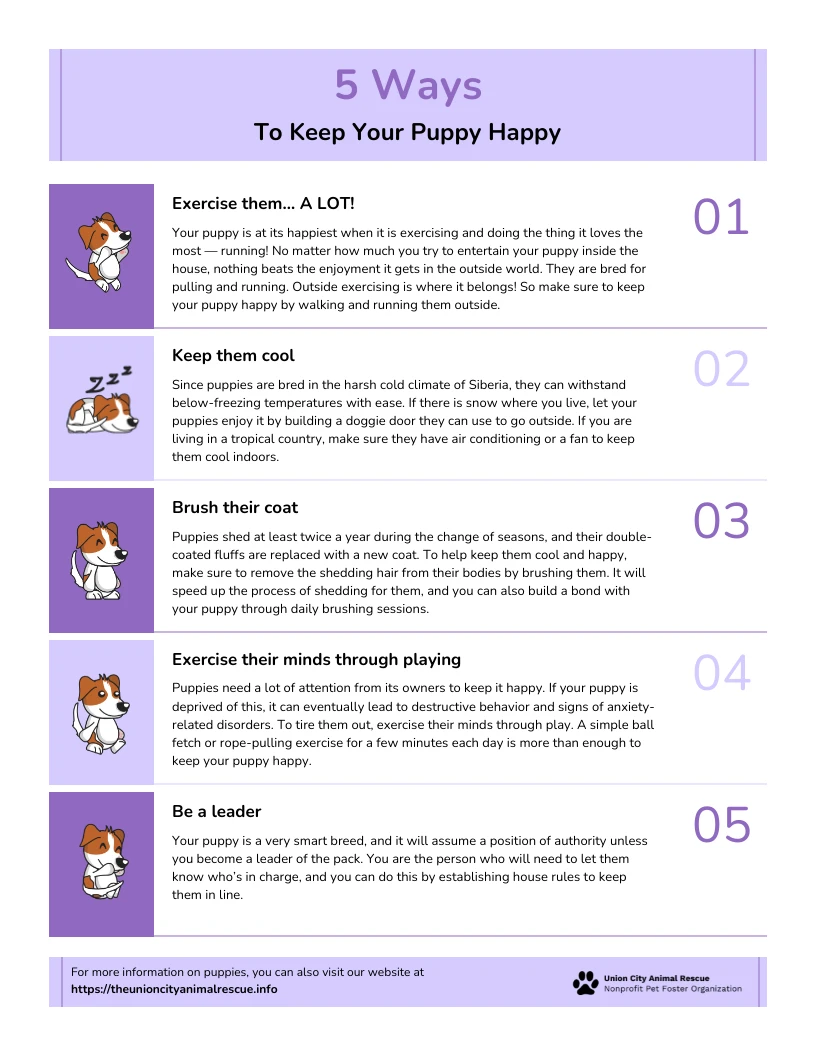 Lavender Cute Infographic Template - Venngage