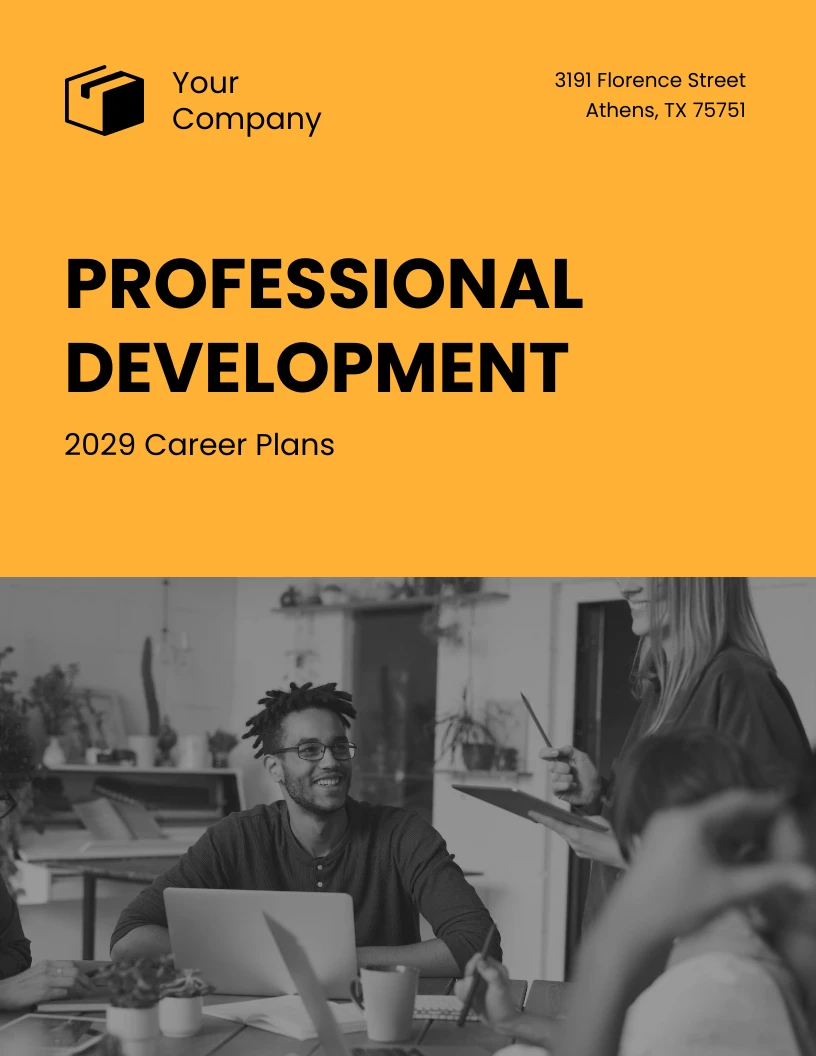 Professional Development Plan Template - Venngage