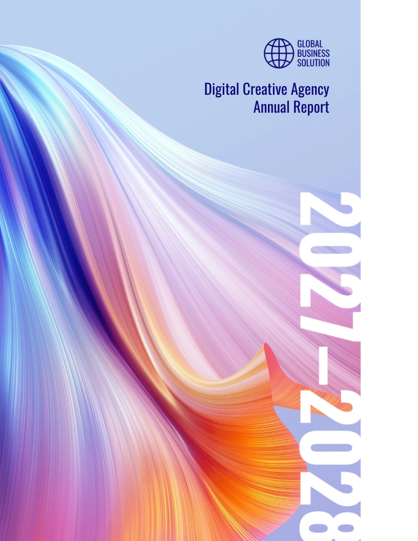 Digital Annual Report Example Template Venngage digital-annual-report-example-template-venngage