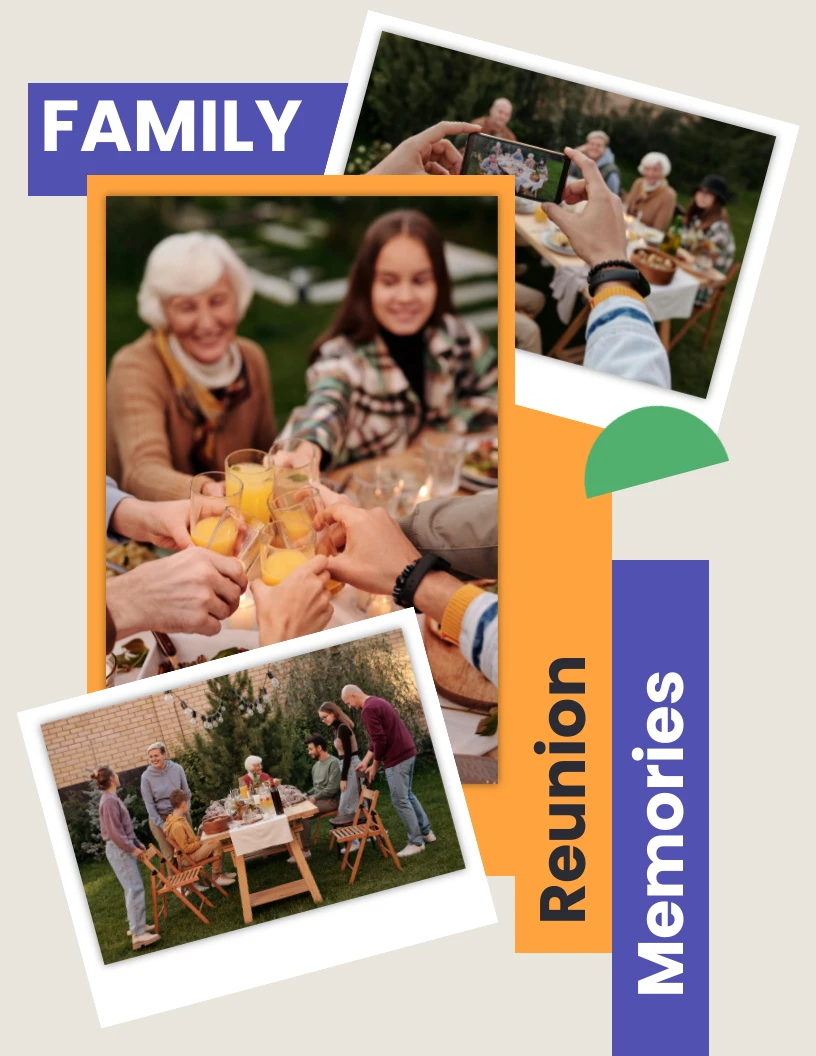 Family Reunion Memories Collage - Venngage