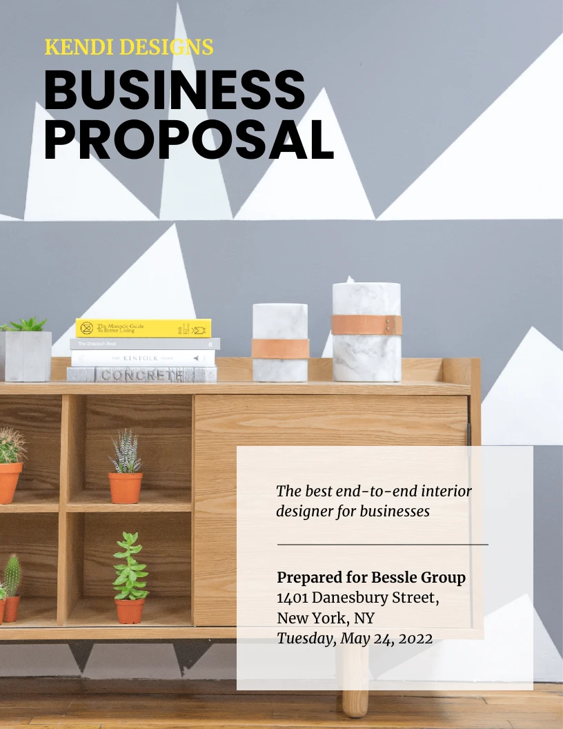 Modern Business Proposal Template - Venngage