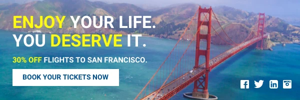 Travel Offer Email Banner - Venngage