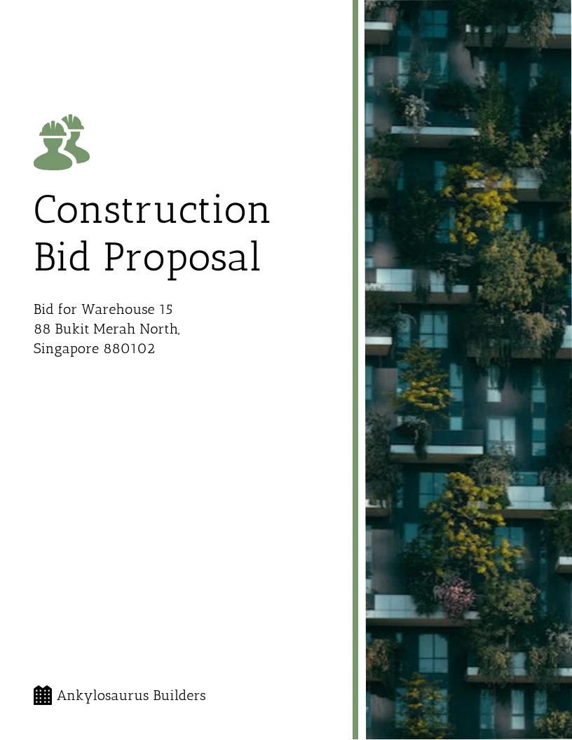 Contractor Proposal Template - Venngage