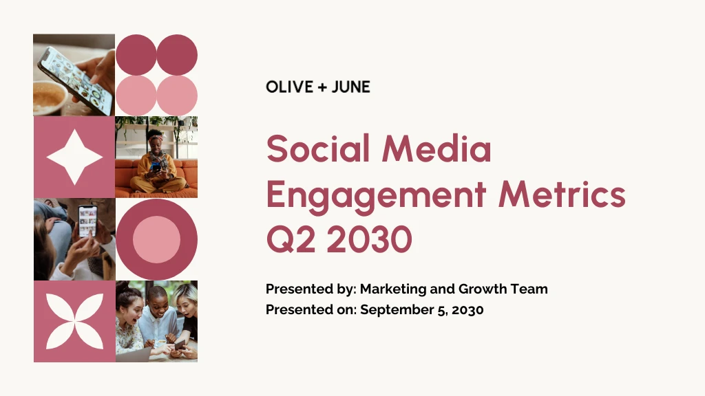 Minimalist Visual Charts Presentation Template - Venngage