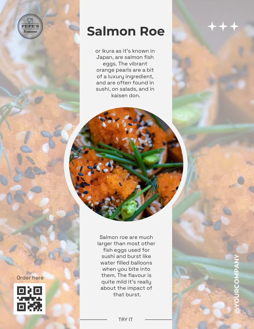 Photo Background Minimalist Restaurant Menu - Venngage