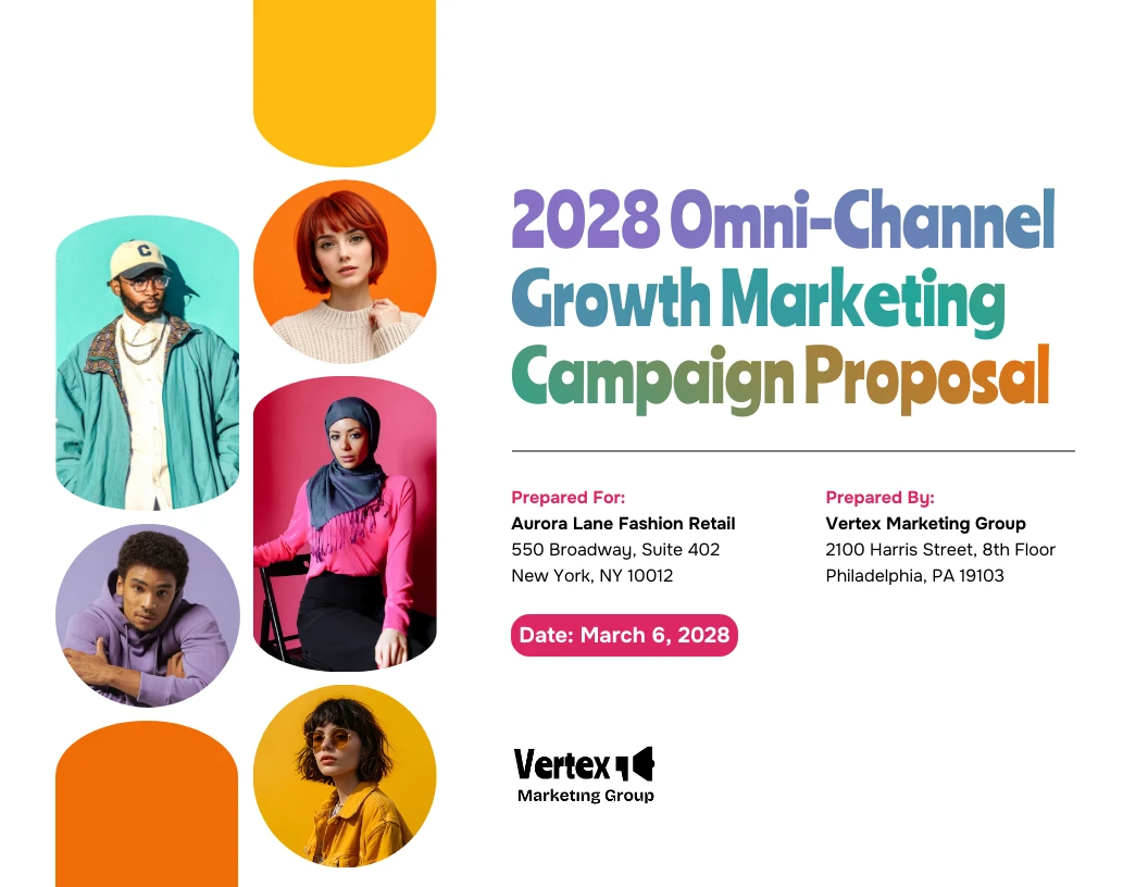 Growth Marketing Campaign Dynamic Proposal - Venngage