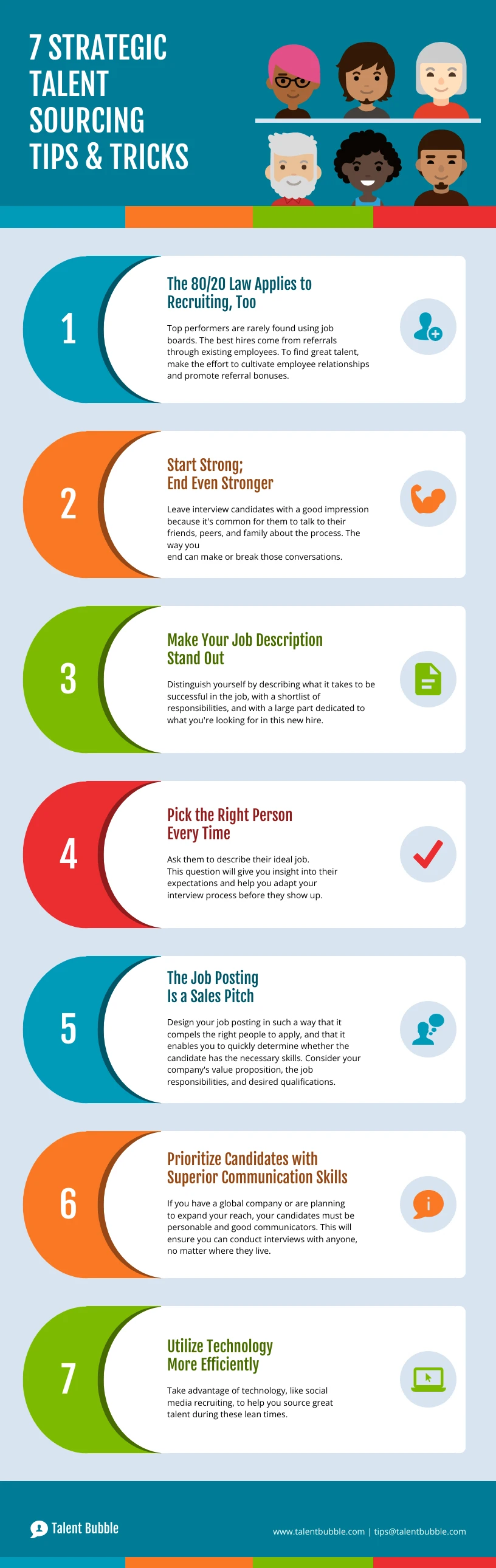 Strategic Recruitment Sourcing Strategy Infographic Template - Venngage