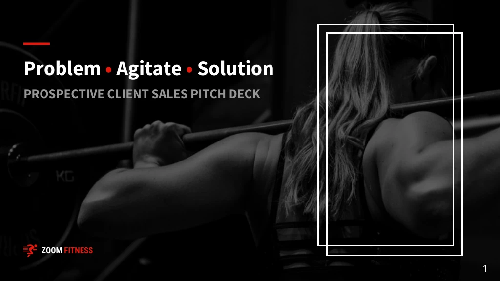 Problem Agitate Solution Pitch Deck Presentation Template - Venngage