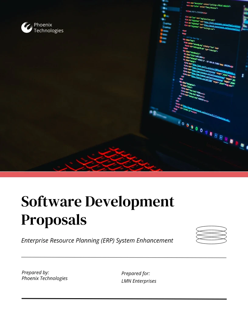 Propuestas de desarrollo de software - Venngage