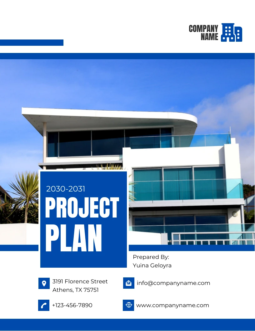 Business Project Plan Template - Venngage