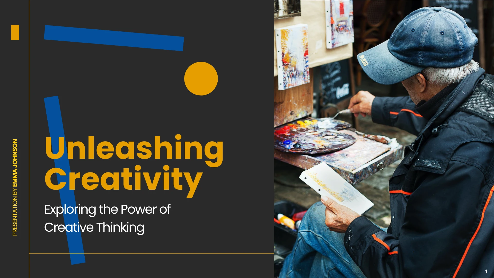 Mine Shaft Creative Presentation Template - Venngage