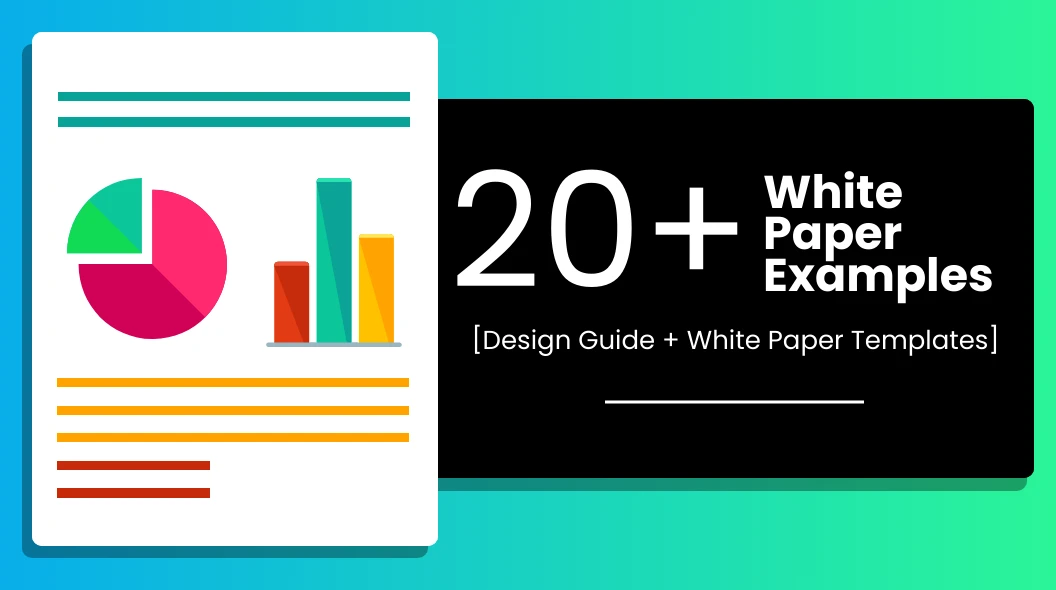 Gradient White Paper Blog Header - Venngage