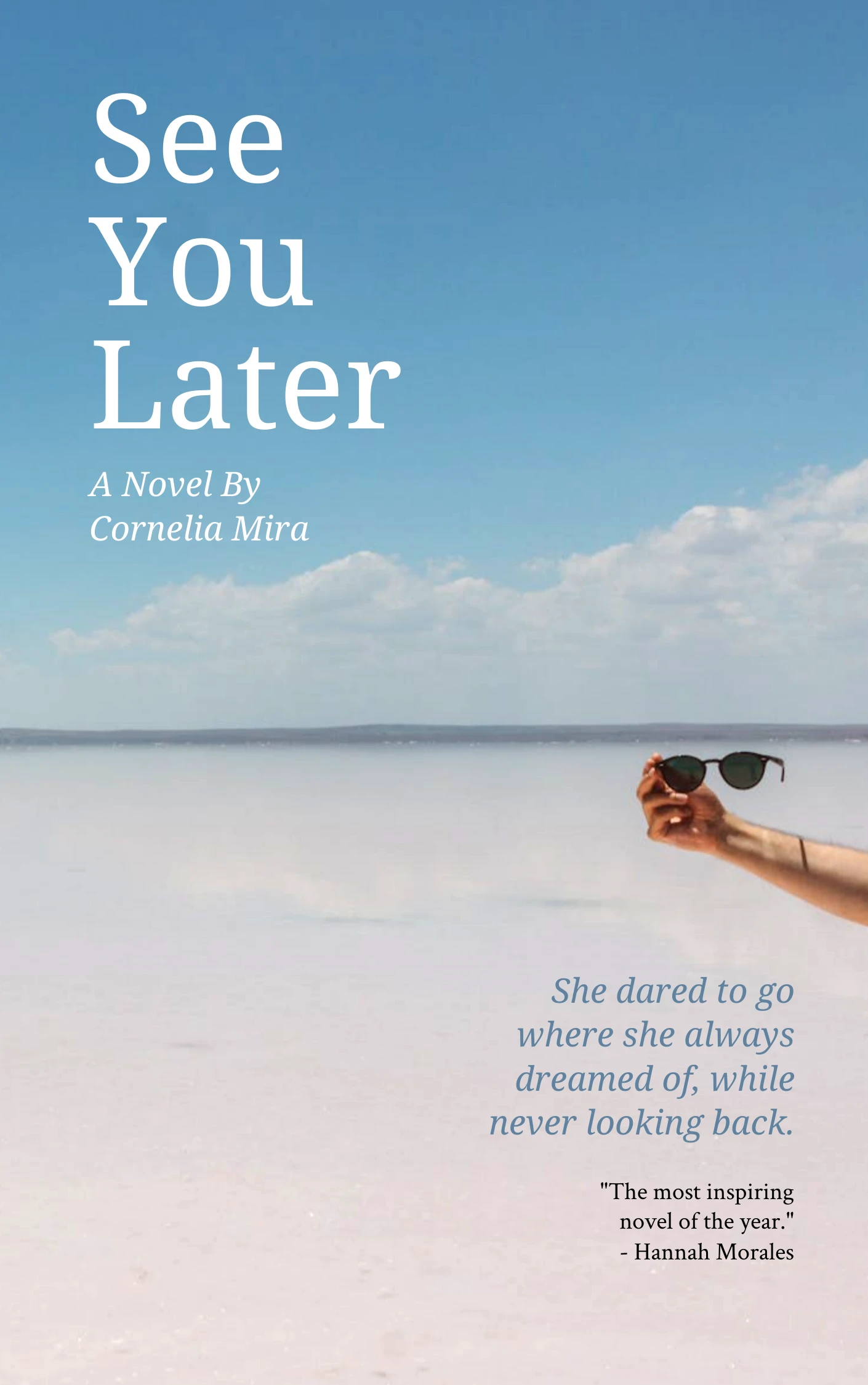 Simple Photo Inspirational Book Cover - Venngage