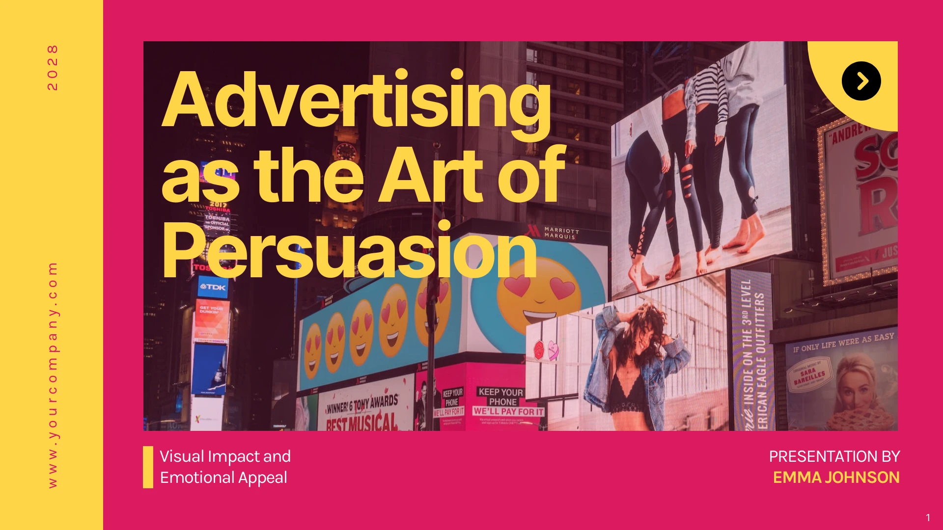 Minimalist Advertising Presentation Template - Venngage