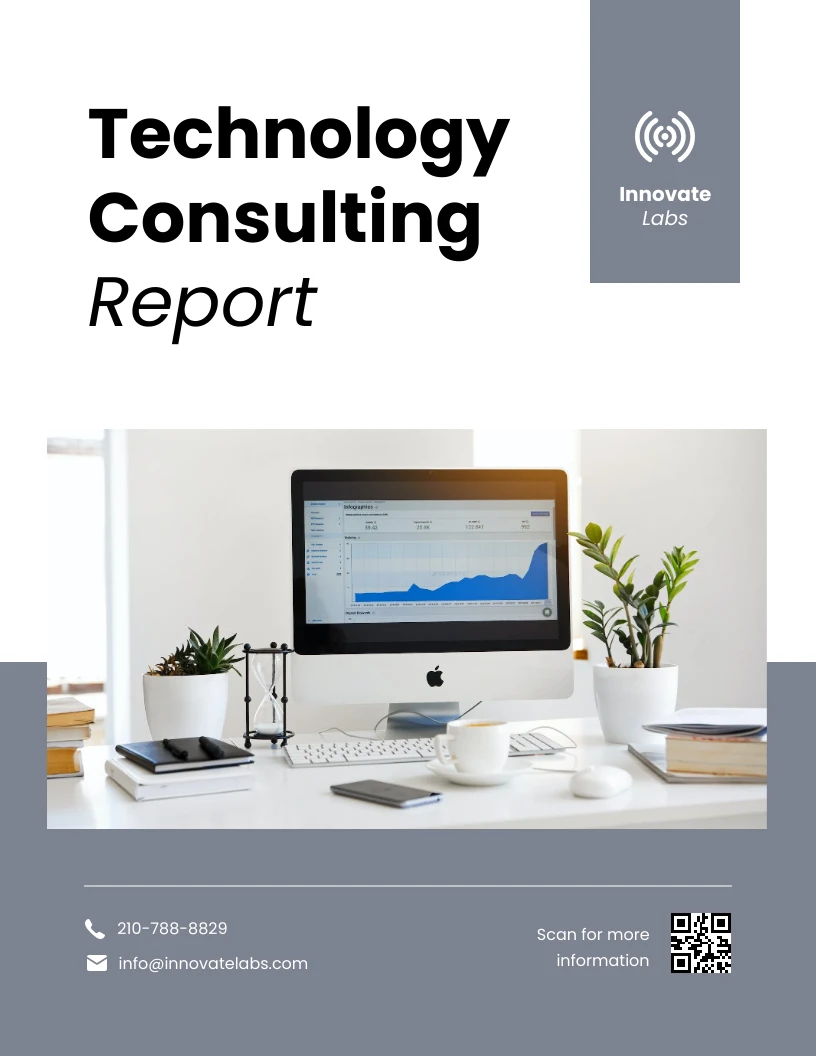 Technology Consulting Report Template - Venngage