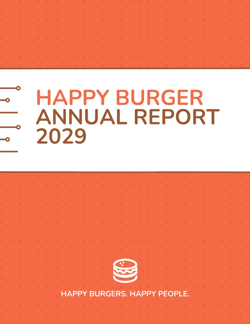 Simple Year End Annual Report Template - Venngage