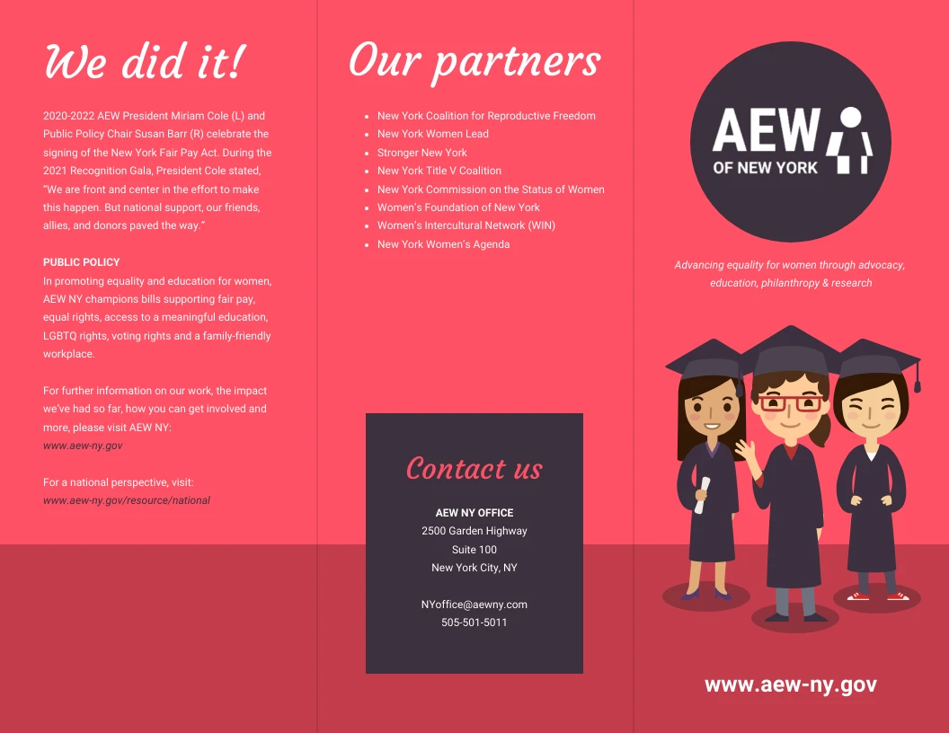Non Profit Tri Fold Brochure Template Venngage