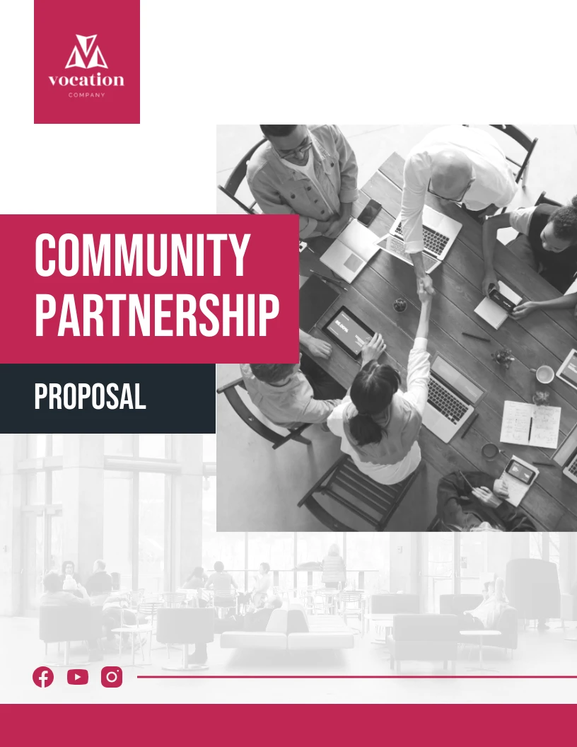Community Partnership Proposal Template - Venngage